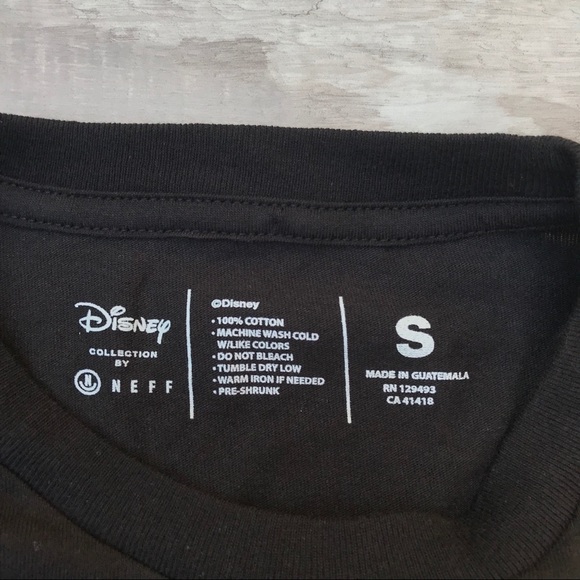 Neff | Shirts | Disney By Neff Black Long Sleeve Mickey Mouse Tee ...